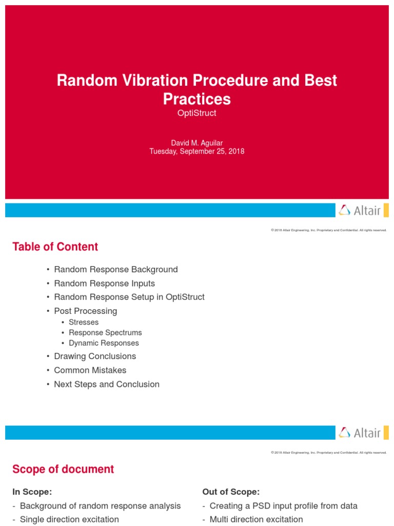 Random Vibration Best Practices | PDF | Spectral Density | Standard ...