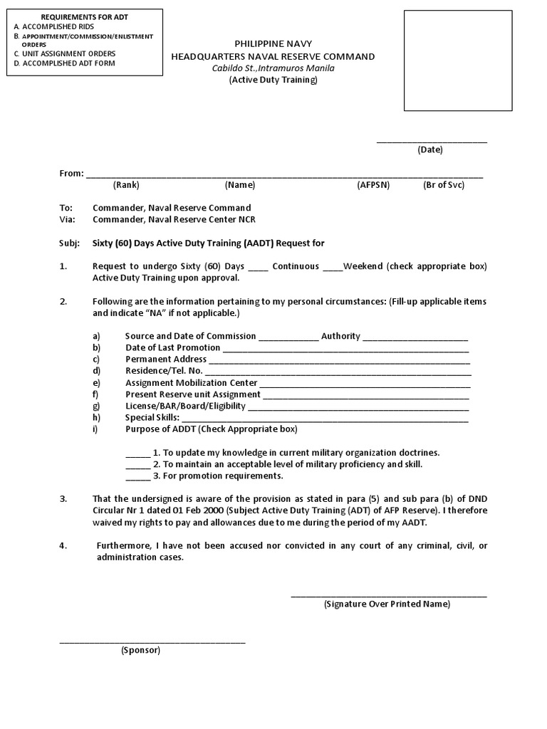 ADT Form | PDF | Public Law | Social Institutions