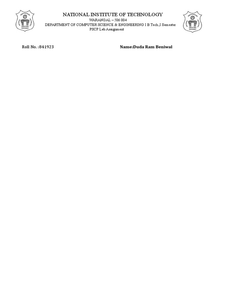 Dudaram PSCP Assignment | PDF | Algebra | Elementary Mathematics