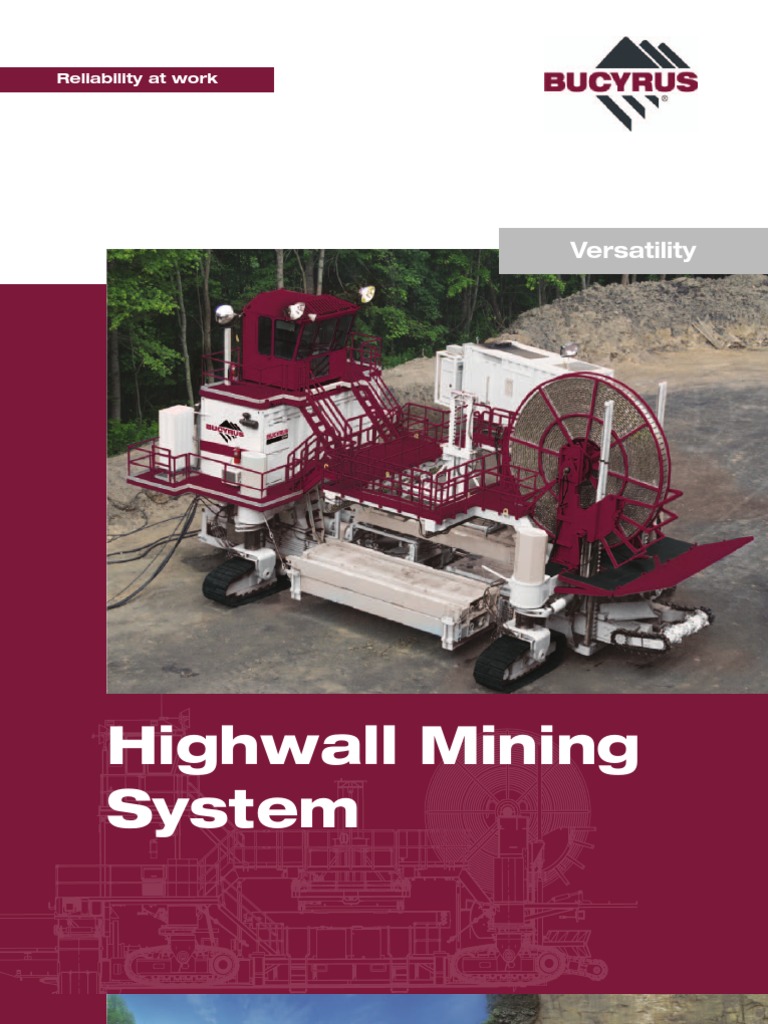 Highwall Mining System | PDF | Coal Mining | Surface Mining