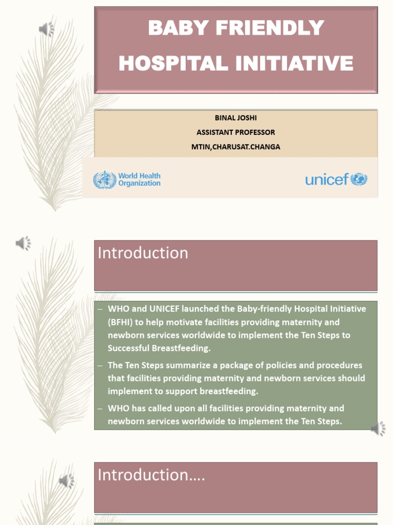 Baby Friendly Hospital Initiative | PDF | Breastfeeding | Infancy