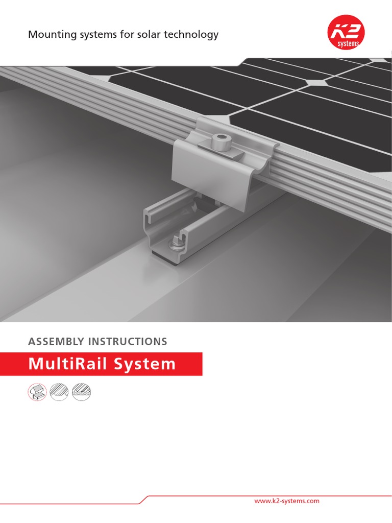 Multirail System: Mounting Systems For Solar Technology | PDF | Sheet ...
