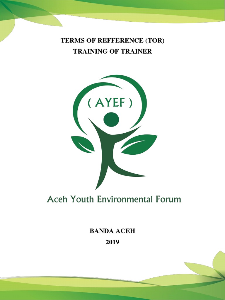 Tor Acara Training of Trainer PDF | PDF