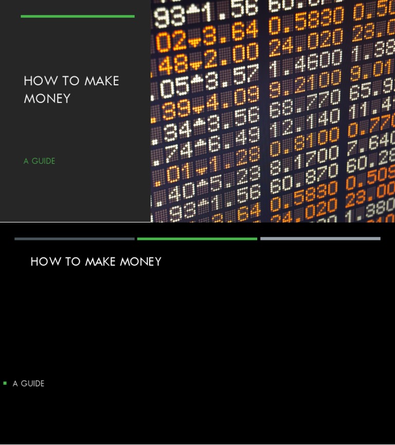 How To Make Money | PDF