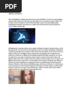 Camera Movement Cheatsheet | PDF