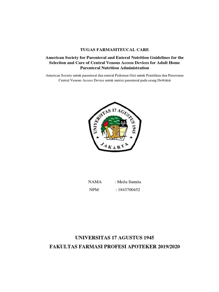 Clinical Guidelines ASPEN | PDF
