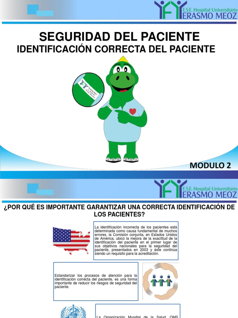 Identificación Correcta Del Paciente | Seguridad del paciente | Hospital