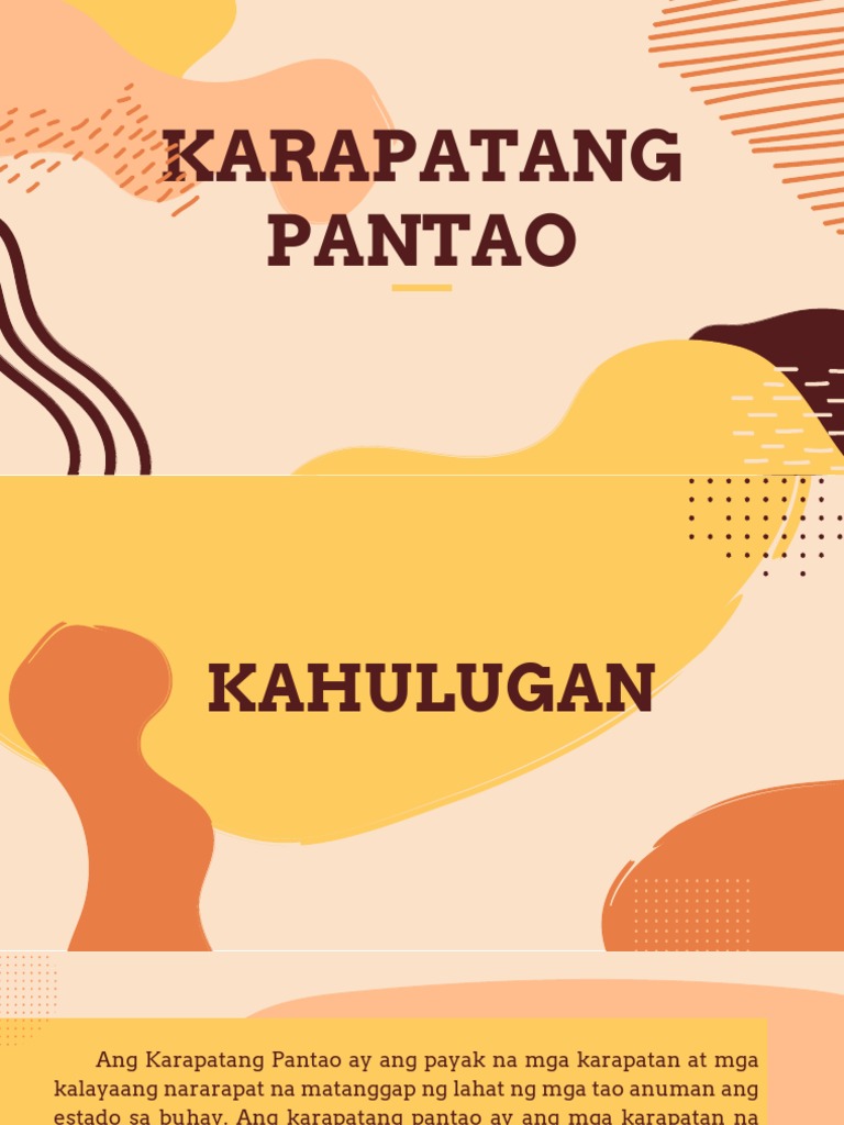 Karapatang Pantao | PDF