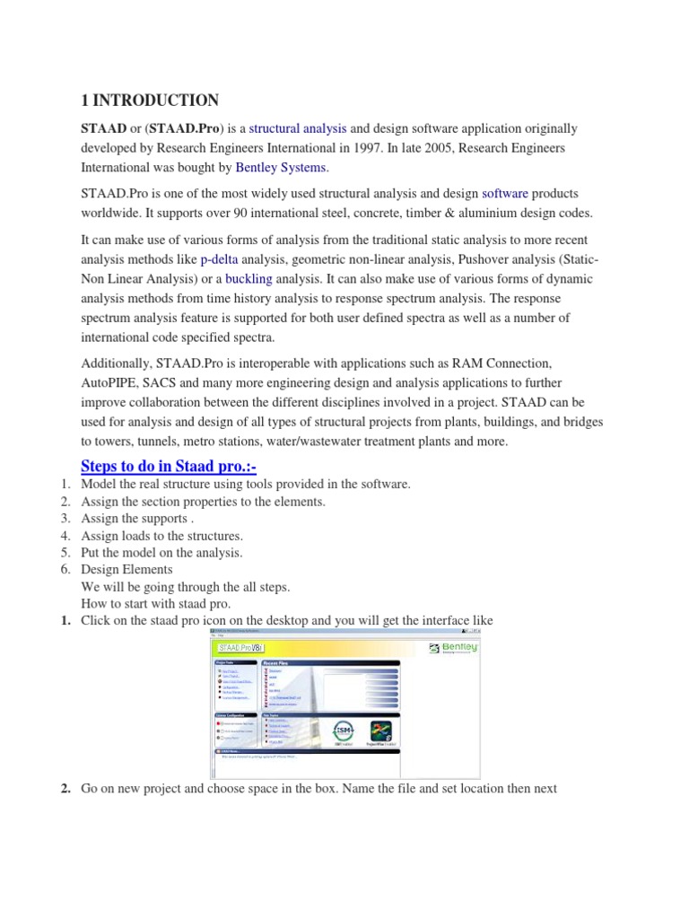 Staad Pro | PDF | Beam (Structure) | Reinforced Concrete