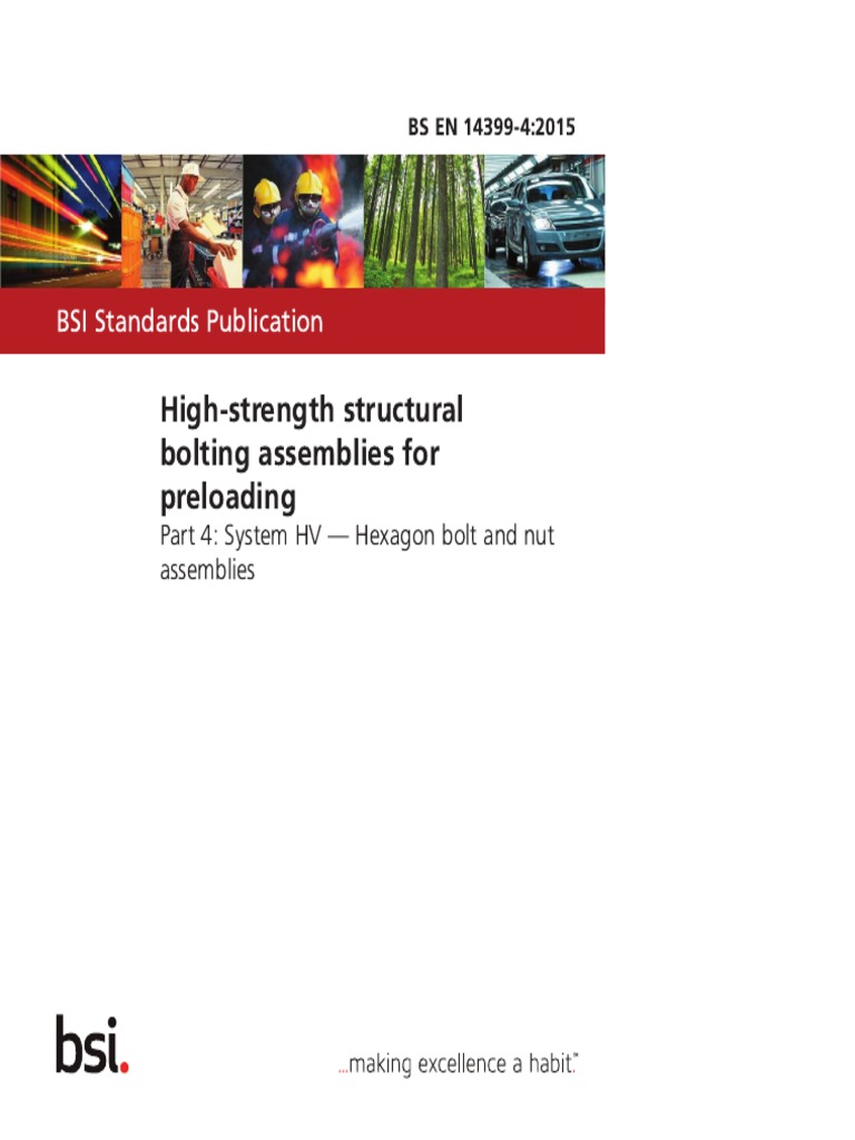 BS en 14399-4-2015 | PDF | Screw | Building Materials