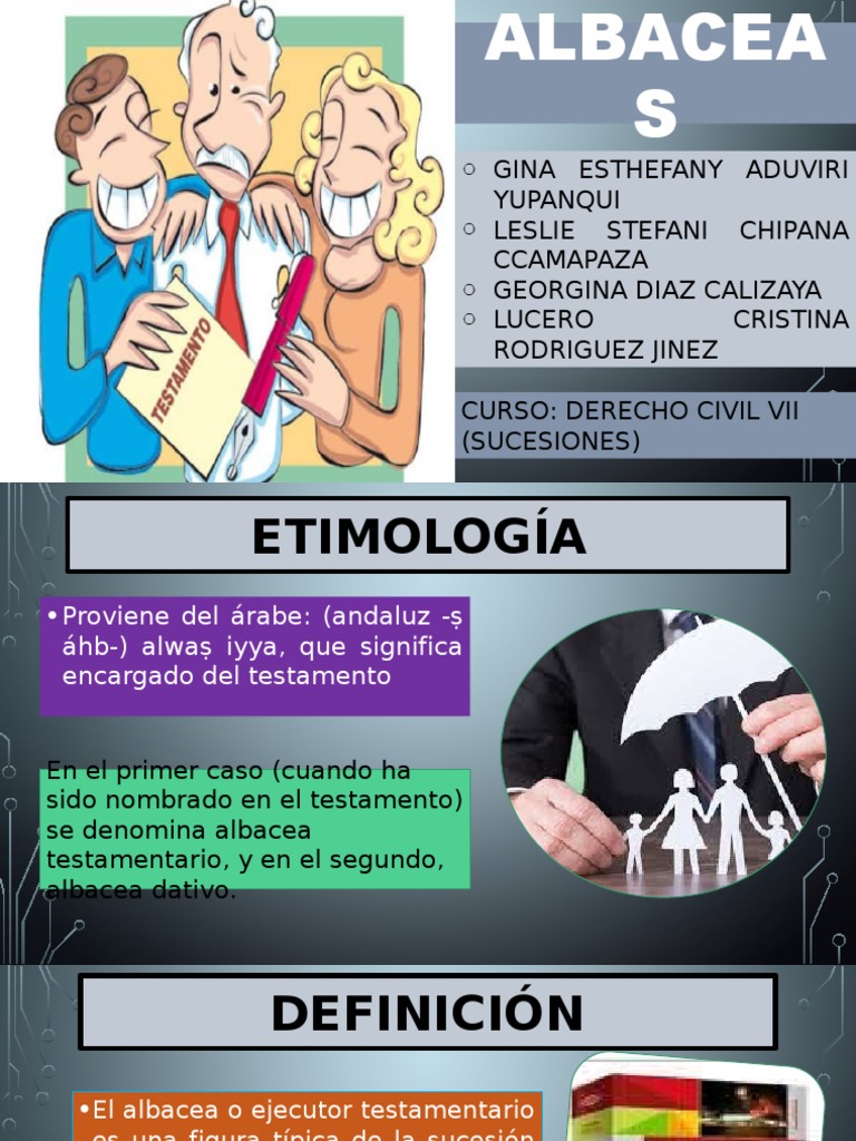 ALBACEA | PDF | Voluntad y testamento | Albacea