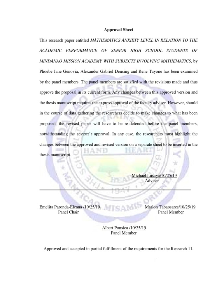 Approval-Sheet - Docx1 (2) .Docx Final | PDF | Thesis | Inquiry