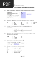 Pavement Design Excel Sheet | PDF | Road Surface | Strength Of Materials