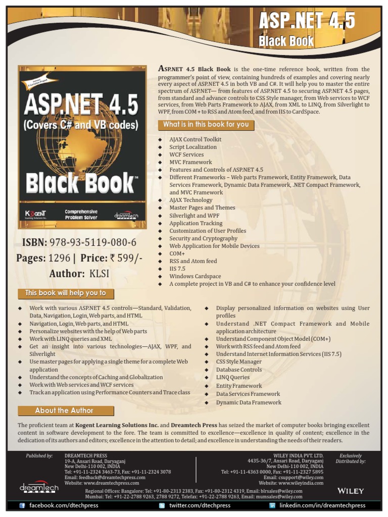 ASP Net 4 5 Black Book PDF | PDF | Ajax (Programming) | Windows ...