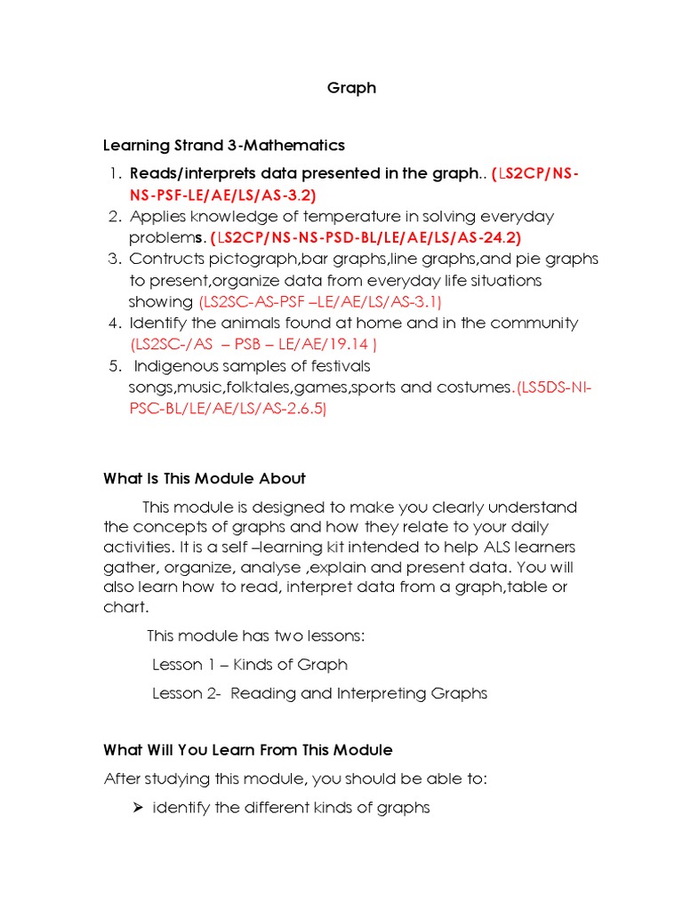 Graph Module | PDF | Chart | Cartesian Coordinate System