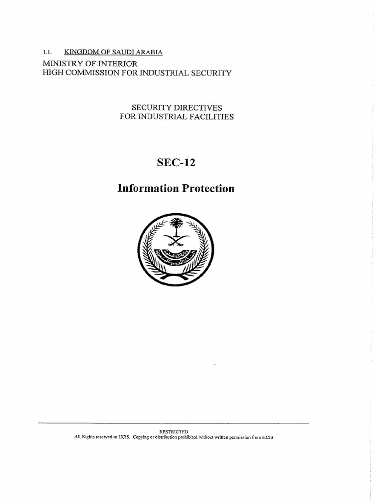 SEC 12 Information Protection | PDF