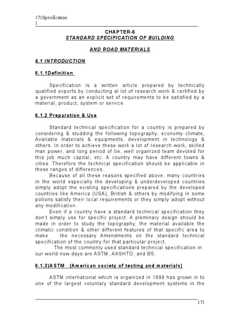 Specification in Construction | PDF | Construction Aggregate | Concrete