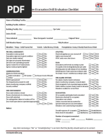 IP - Evacuation & Fire Drill Attendance Sheet | PDF