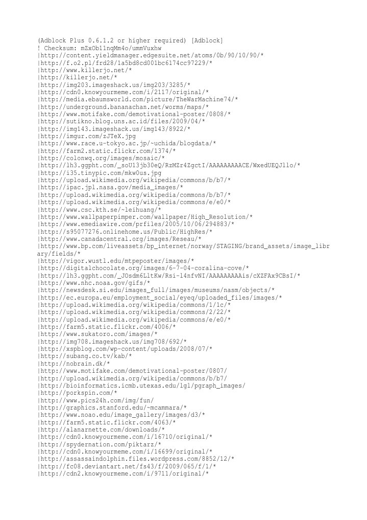 Adblock Plus Requirements and Links | PDF | Business | Computing And ...