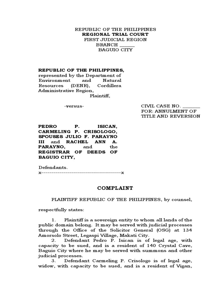 Cancellation of Title | PDF | Lawsuit | Decree