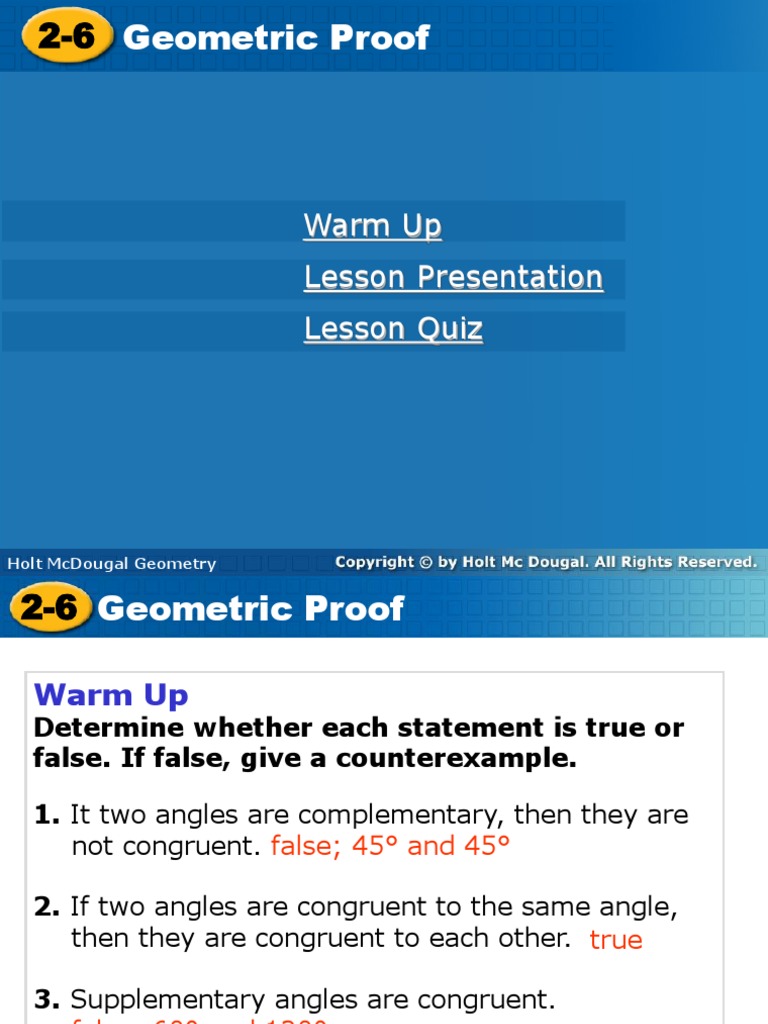 Writing Proofs | PDF | Mathematical Proof | Angle