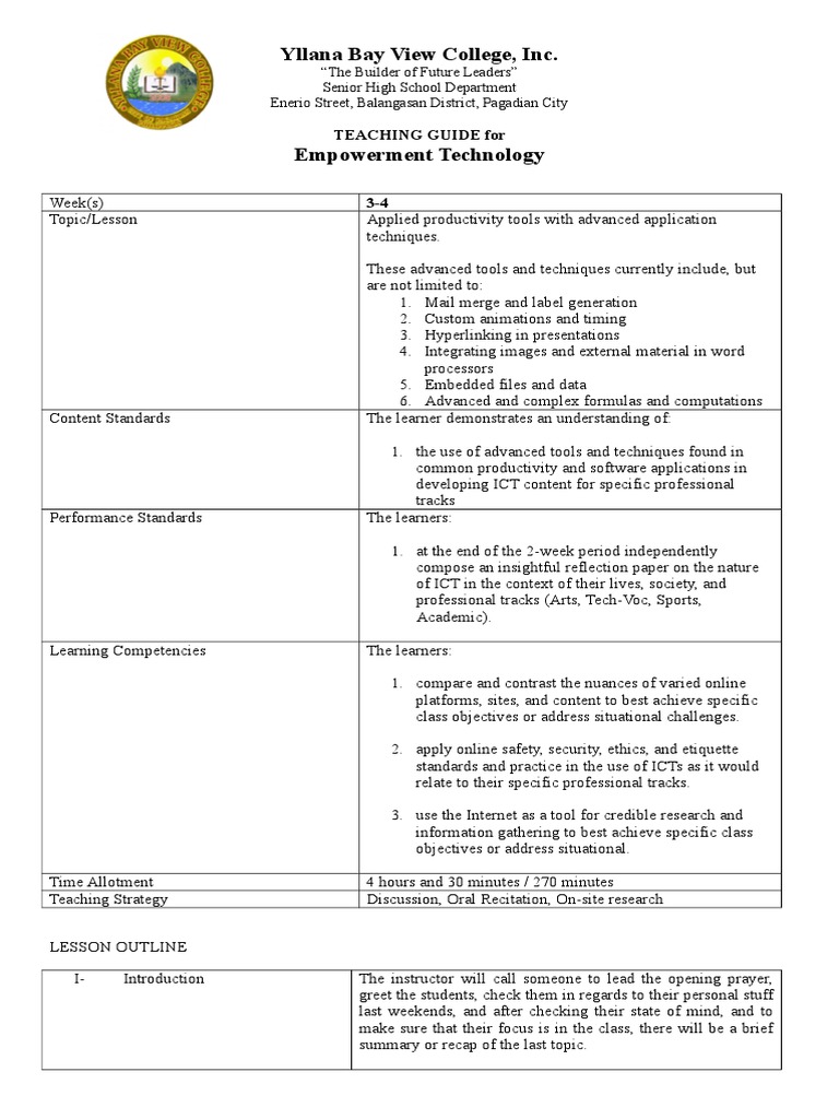 Empowerment Tech for Future Leaders | PDF | World Wide Web | Internet & Web
