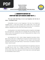 Accomplishment Report BSP GSP Encampment | PDF | Scouting | Outdoor ...