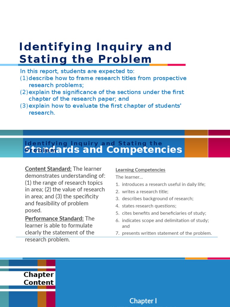 Identifying The Problem | PDF | Question | Statistical Significance