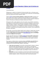 50 Actividades para Fomentar la Lectura | PDF | Libros | Salón de clases