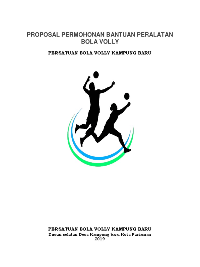 PROPOSAL Permohonan Bantuan Peralatan Bolla Volly | PDF