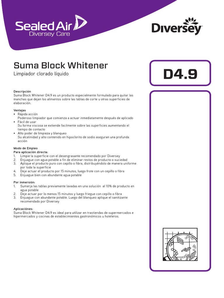 1276 LIT PIS Suma Block Whitener A4 Es AR HR | PDF