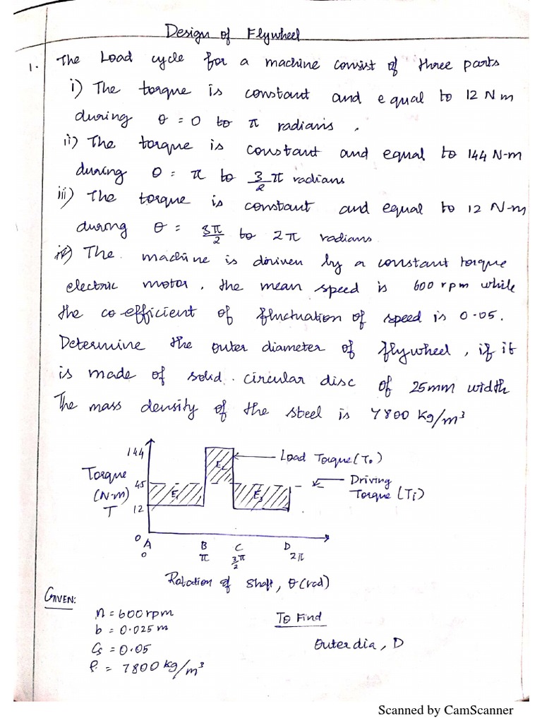 Design of Flywheel | PDF