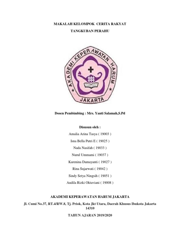 Tugas Basing Tangkuban Perahu-1 | PDF | Folklore | Legends