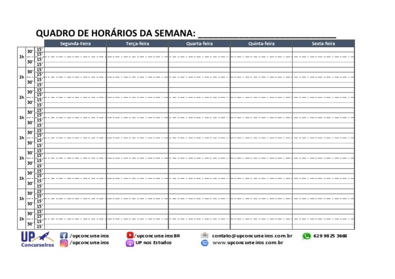 Quadro de Horários | PDF