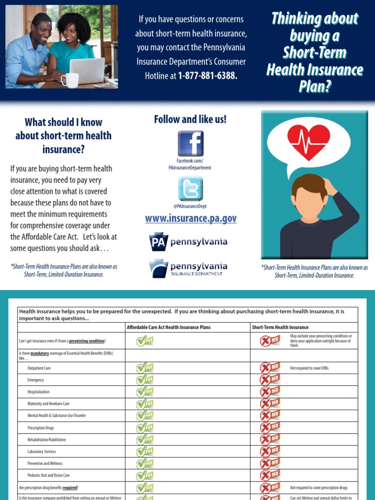 Short Term Health Insurance Brochure - Website | PDF | Insurance ...