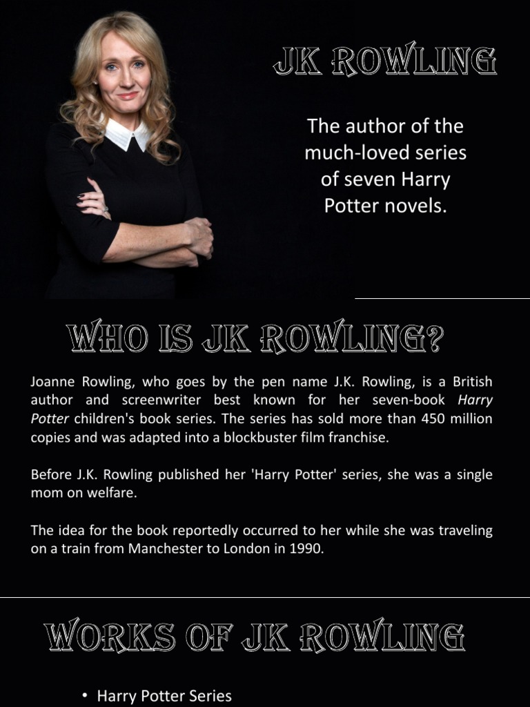 The Author of The Much-Loved Series of Seven Harry Potter Novels | PDF