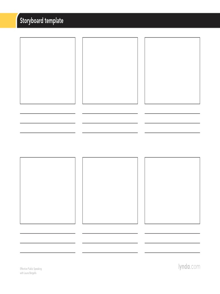 Storyboard Template PDF | PDF