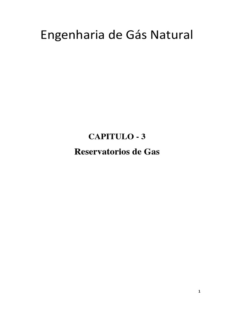 Capitulo 3 - Reservatorios de Gas | PDF | Reservatório de petróleo | Gás natural
