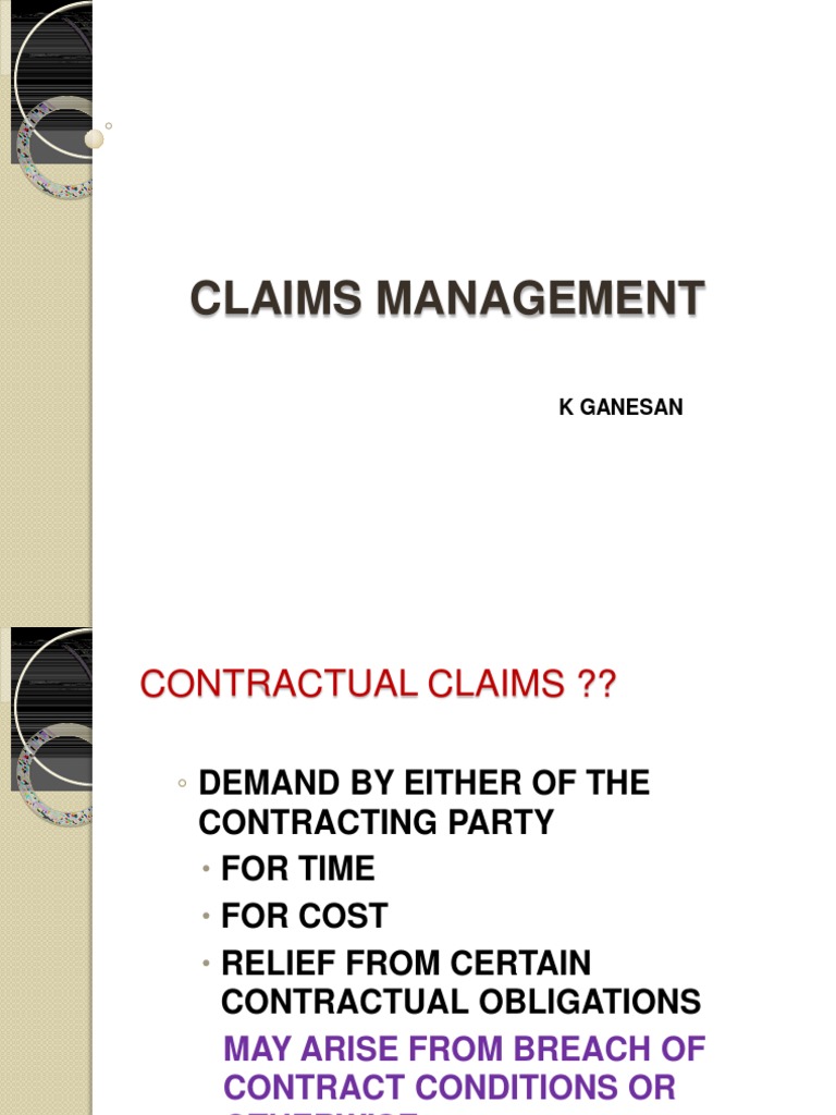 Claims Management | PDF | Alternative Dispute Resolution | Damages