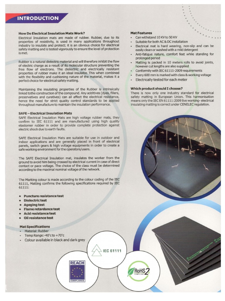 Electrical Insulation Mat | PDF