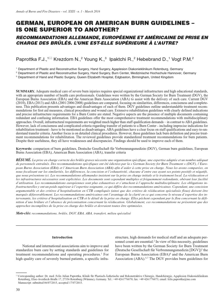 Burn Guideline | PDF | Burn | Physical Therapy