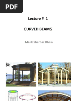 MOM-I Bending of Curved Beams | PDF | Bending | Stress (Mechanics)