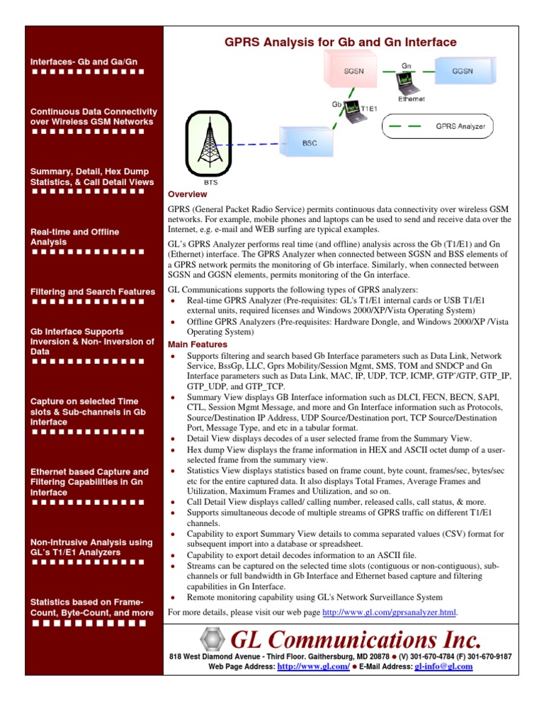 GPRS Analysis For GB and GN Interface | PDF | General Packet Radio ...