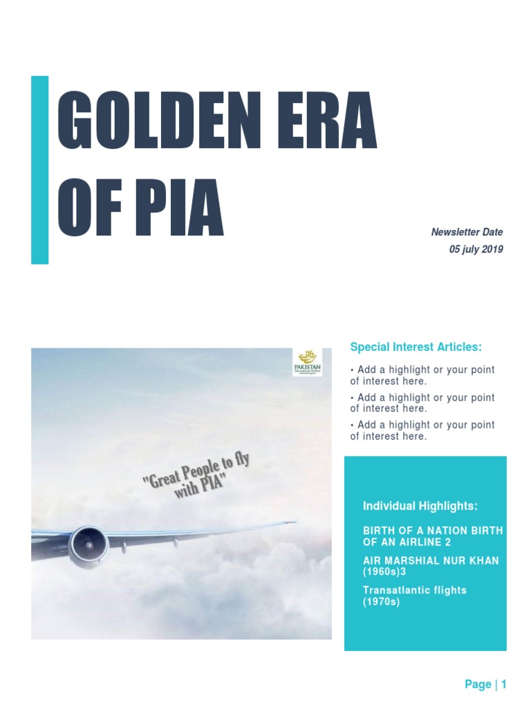 Golden Era of Pia: Special Interest Articles | PDF | Aircraft | Transport