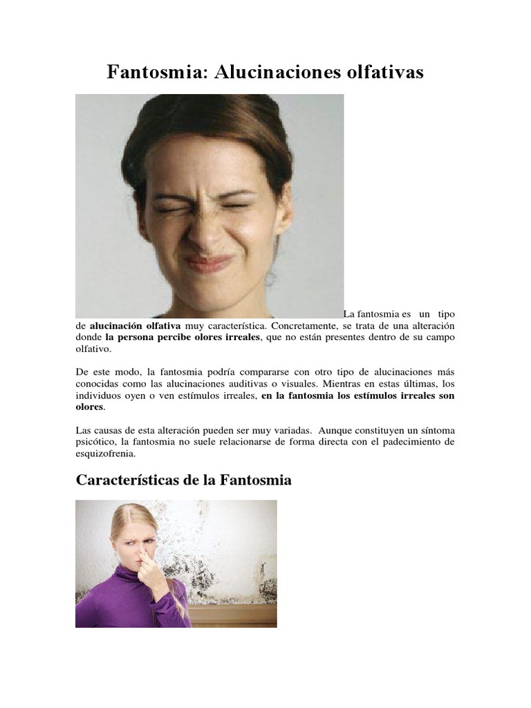 Fantosmia | PDF | Alucinación | Psicosis
