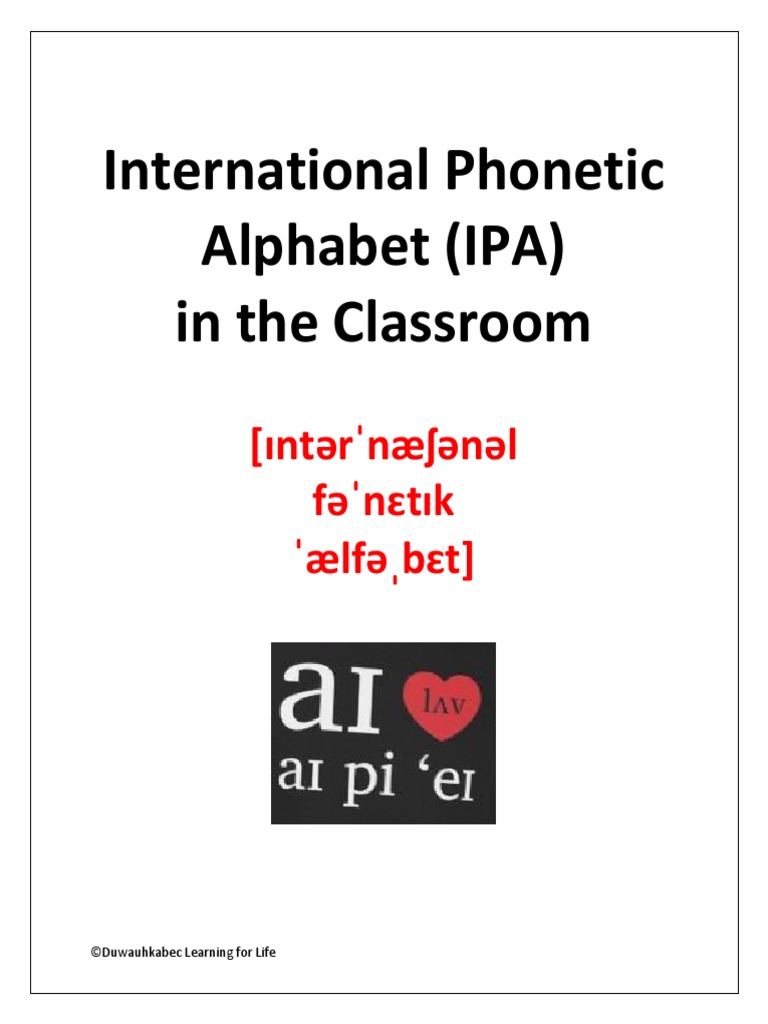 International Phonetic Alphabet | PDF | Consonant | Vowel