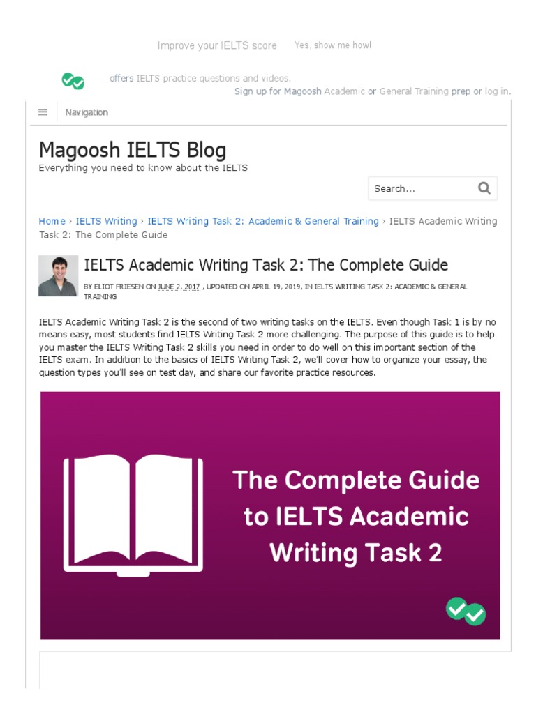 IELTS Academic Writing | PDF | International English Language Testing ...