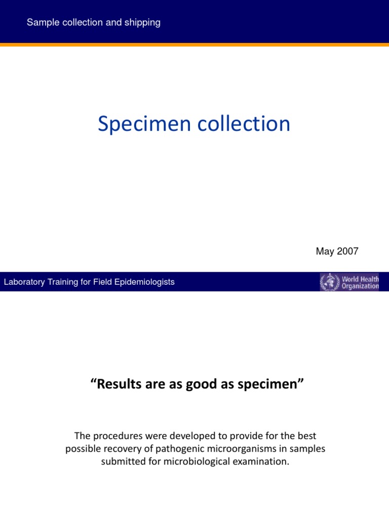 Sample Collection | PDF | Medical Specialties | Clinical Medicine