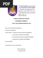 Lab Report GC | PDF | Gas Chromatography | Chromatography