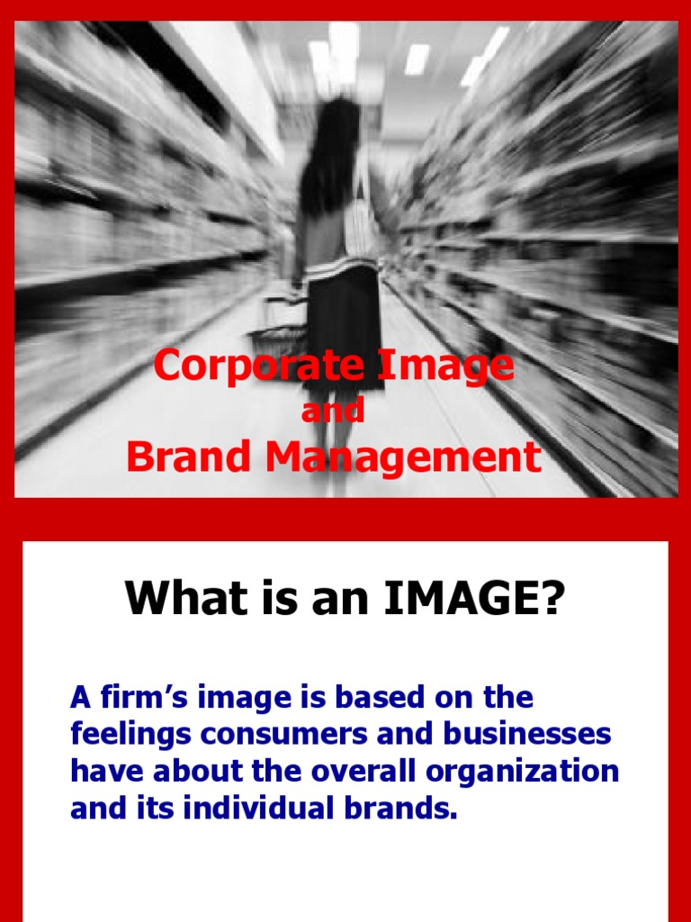 Corporate Image & Branding | PDF | Brand | Retail